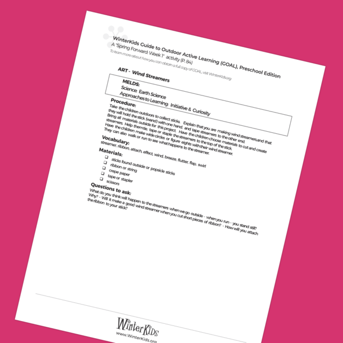 DIY Wind Streamers for Kids - WinterKids